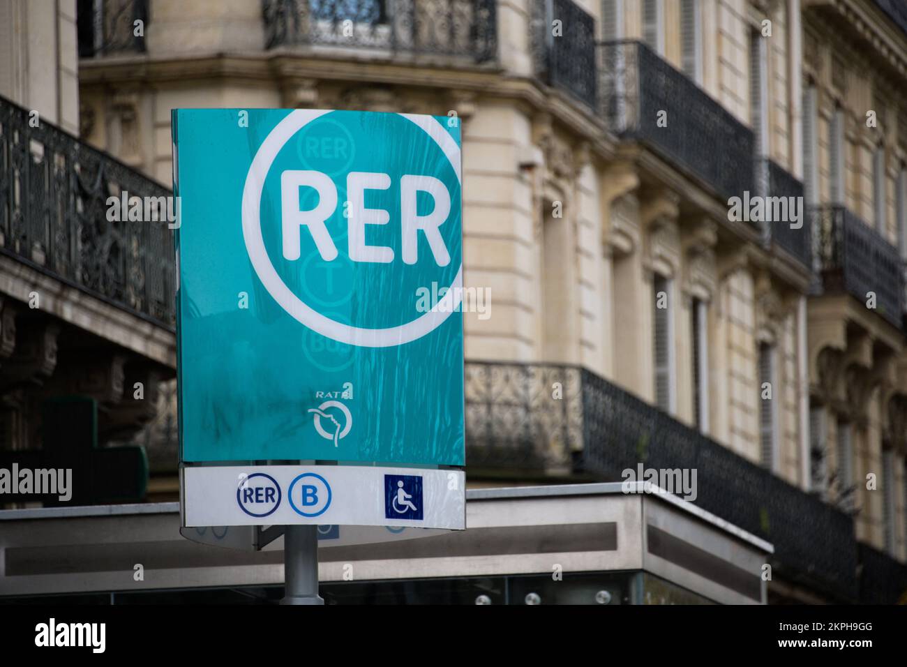 Illustration of the RER in Paris, France on November 28, 2022. - French ...