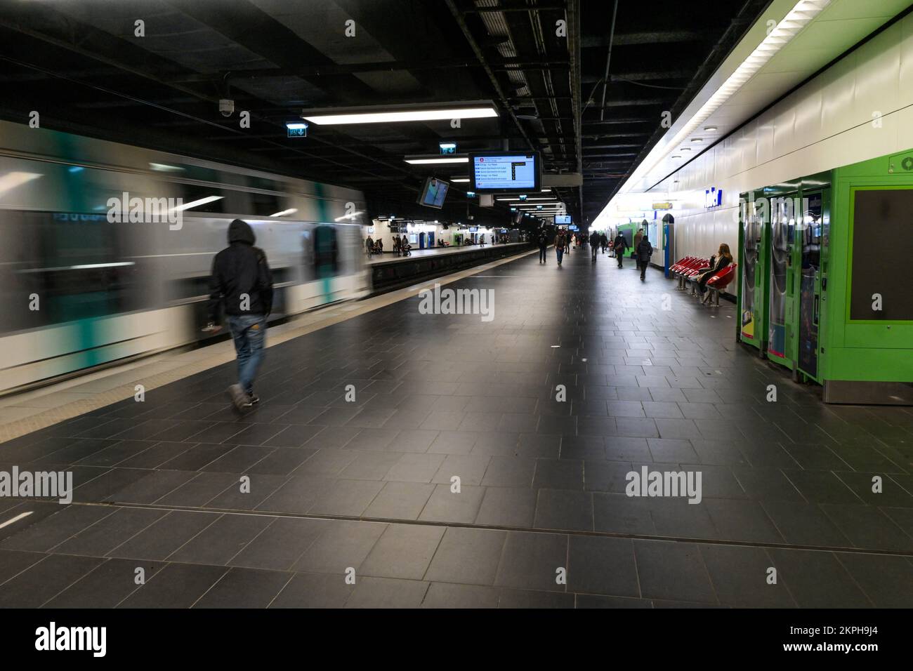 Illustration of the RER in Paris, France on November 28, 2022. - French ...
