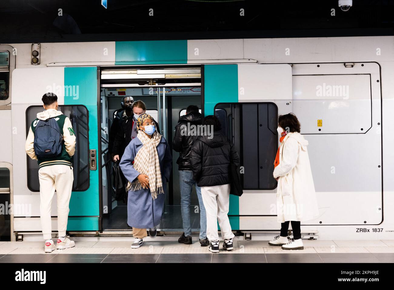Illustration of the RER in Paris, France on November 28, 2022. - French ...