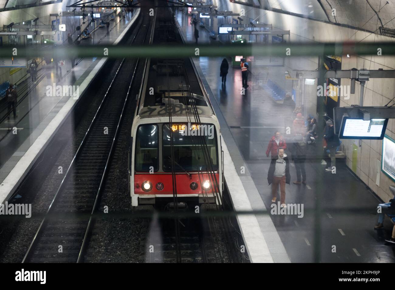 Illustration of the RER in Paris, France on November 28, 2022. - French ...