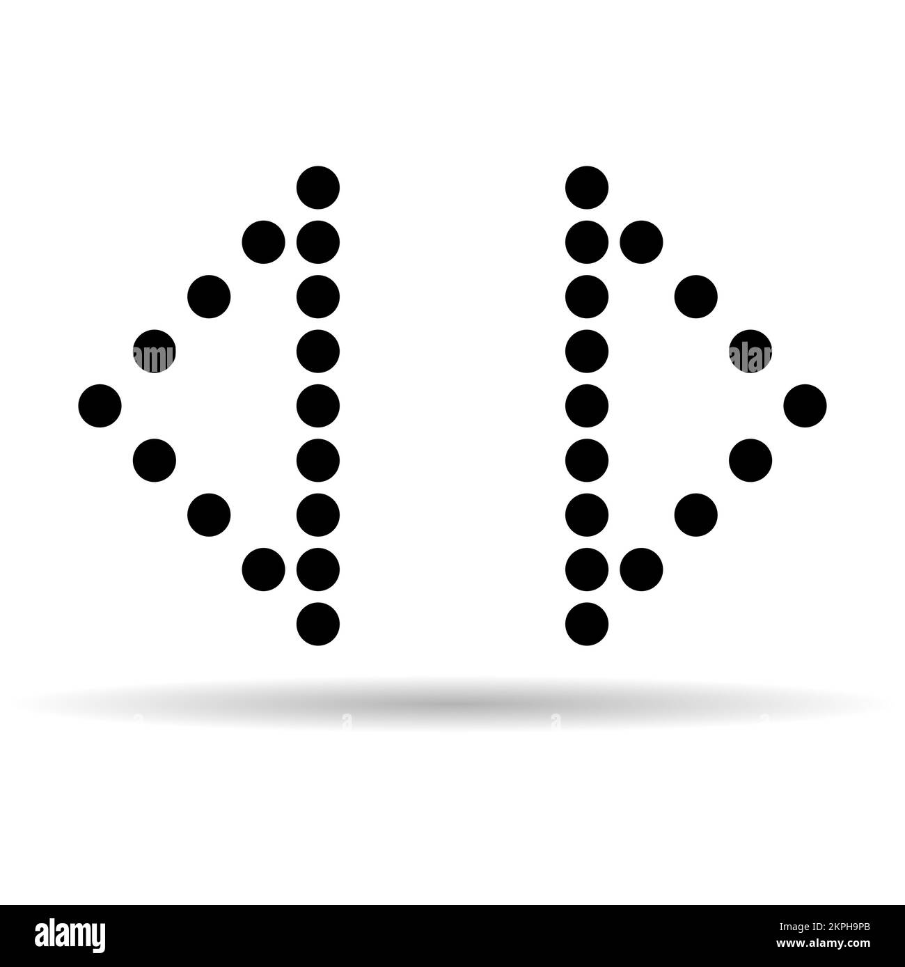 Swipe up internet button shadow, online web design arrow move icon ...