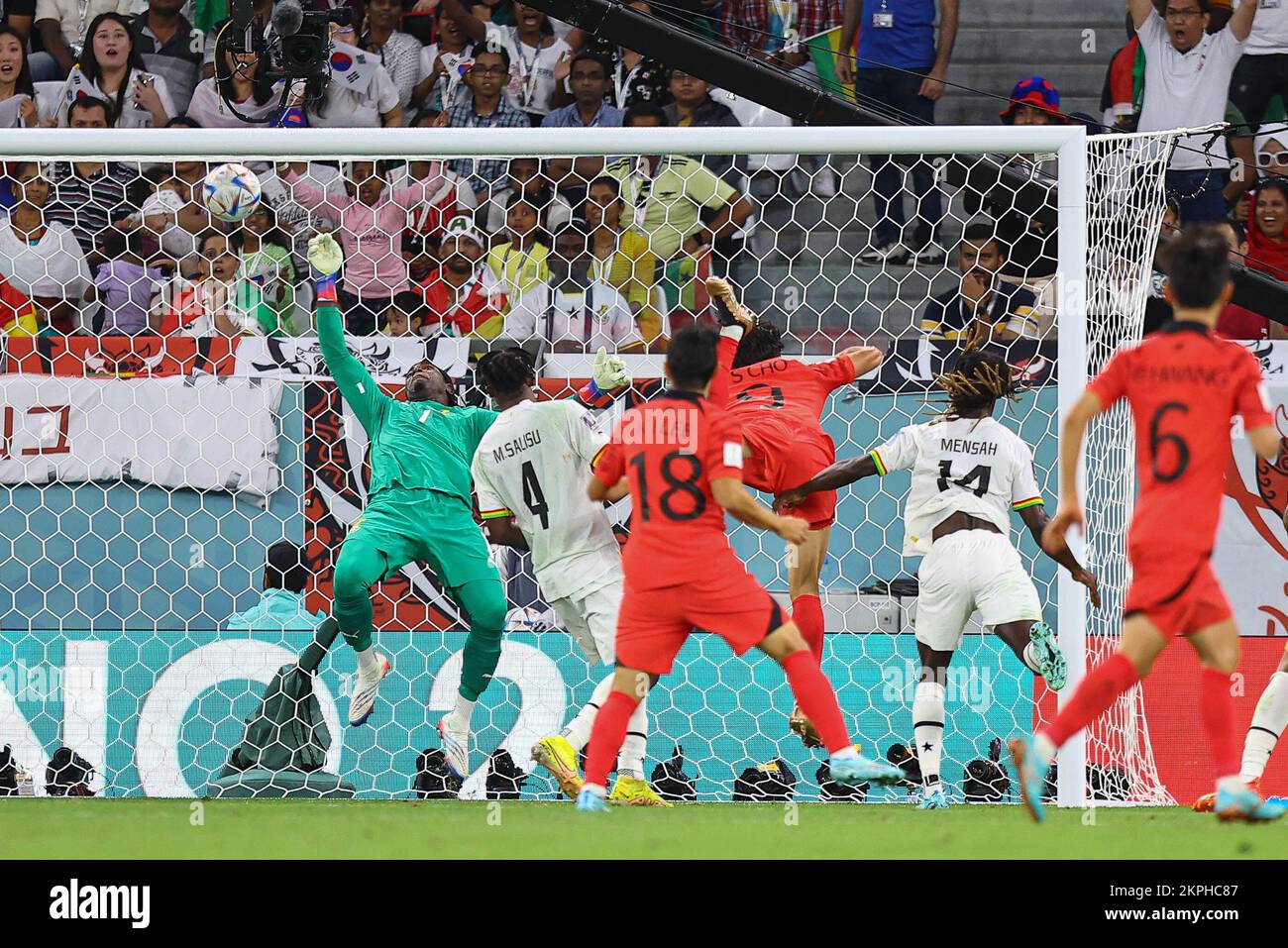 Guesung Cho during the FIFA World Cup Qatar 2022 Group H match between ...