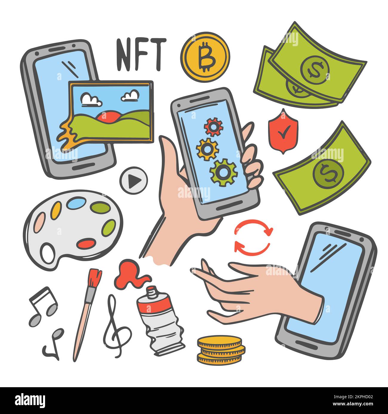 Intern computer bank Stock Vector Images - Alamy