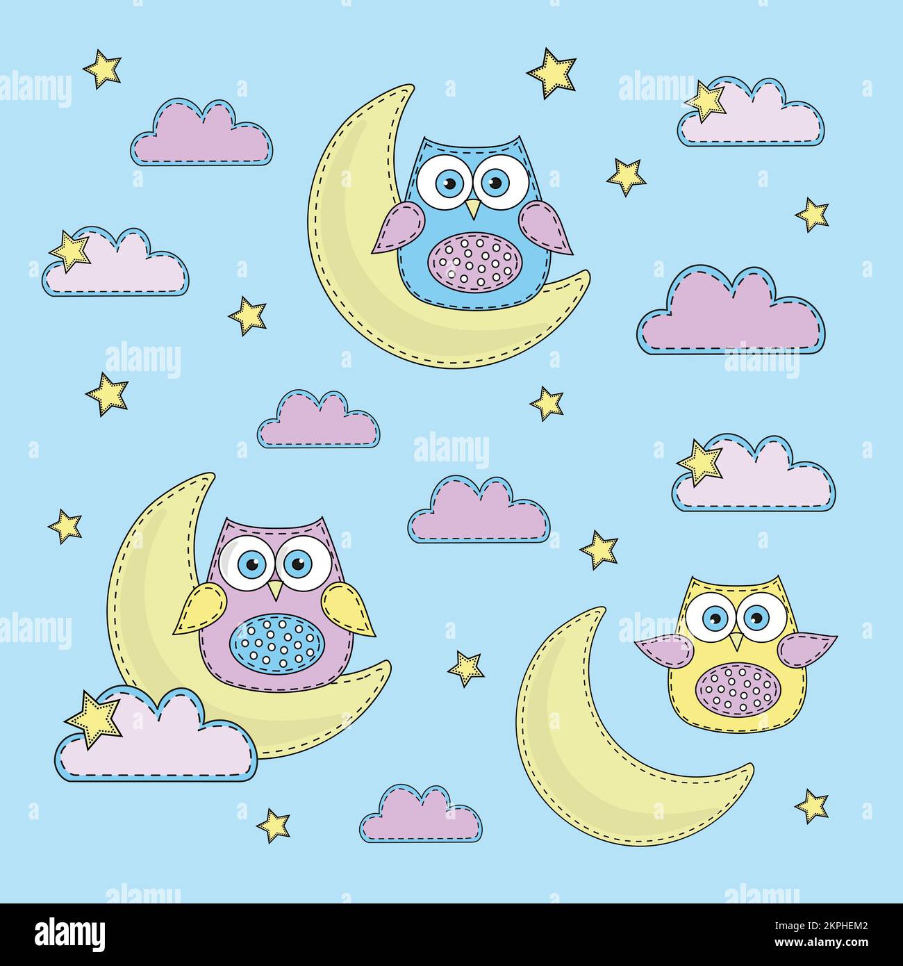 Baby Blue Owl Clip Art Zuty Painting By Numbers Blue Owl And Flowers