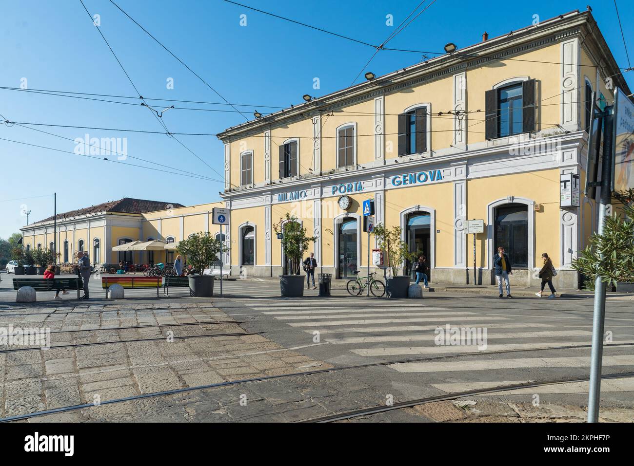Milano Porta Genova railway station. Milan city, Italy Stock Photo - Alamy