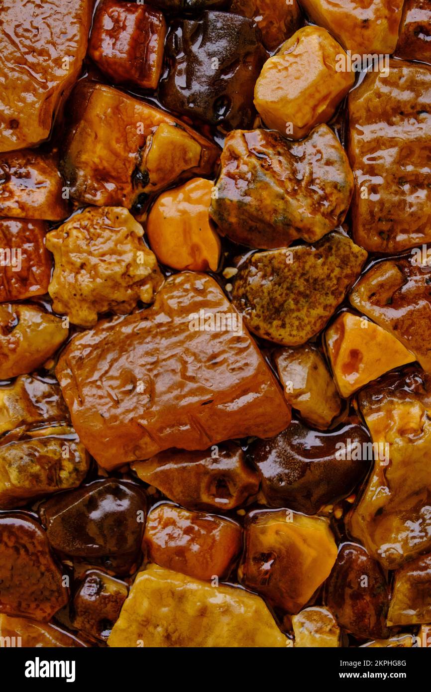 Abstract texture and background of amber stone Stock Photo - Alamy