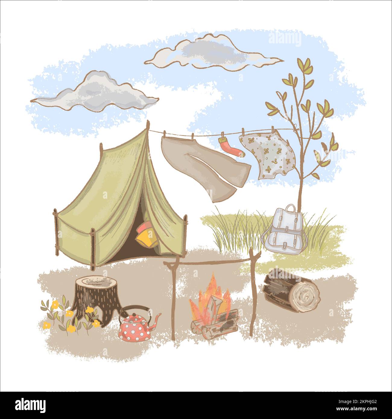 Tent Camping Clip Art