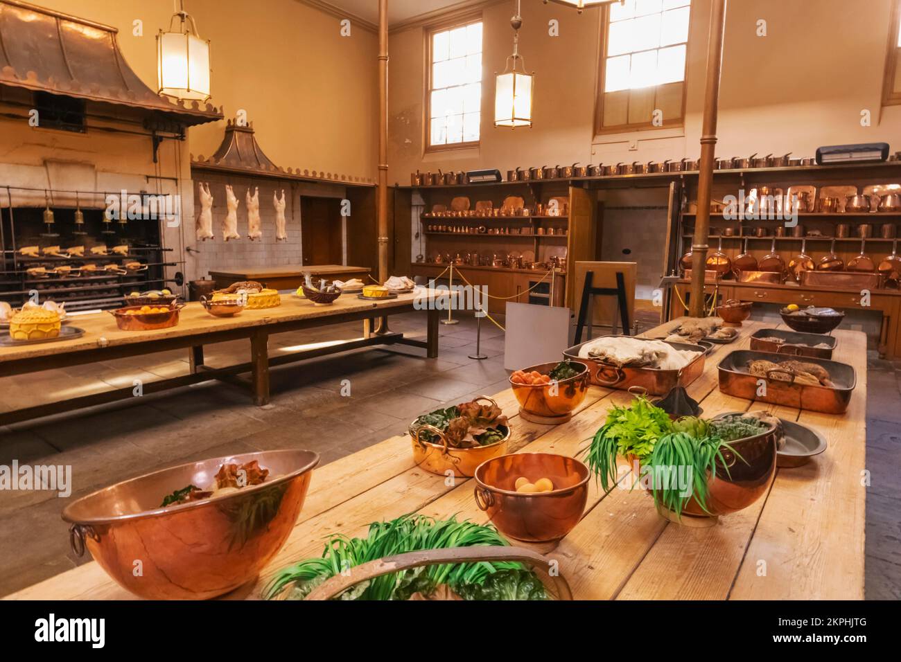 England, East Sussex, Brighton, The Royal Pavilion, The Great Kitchen ...