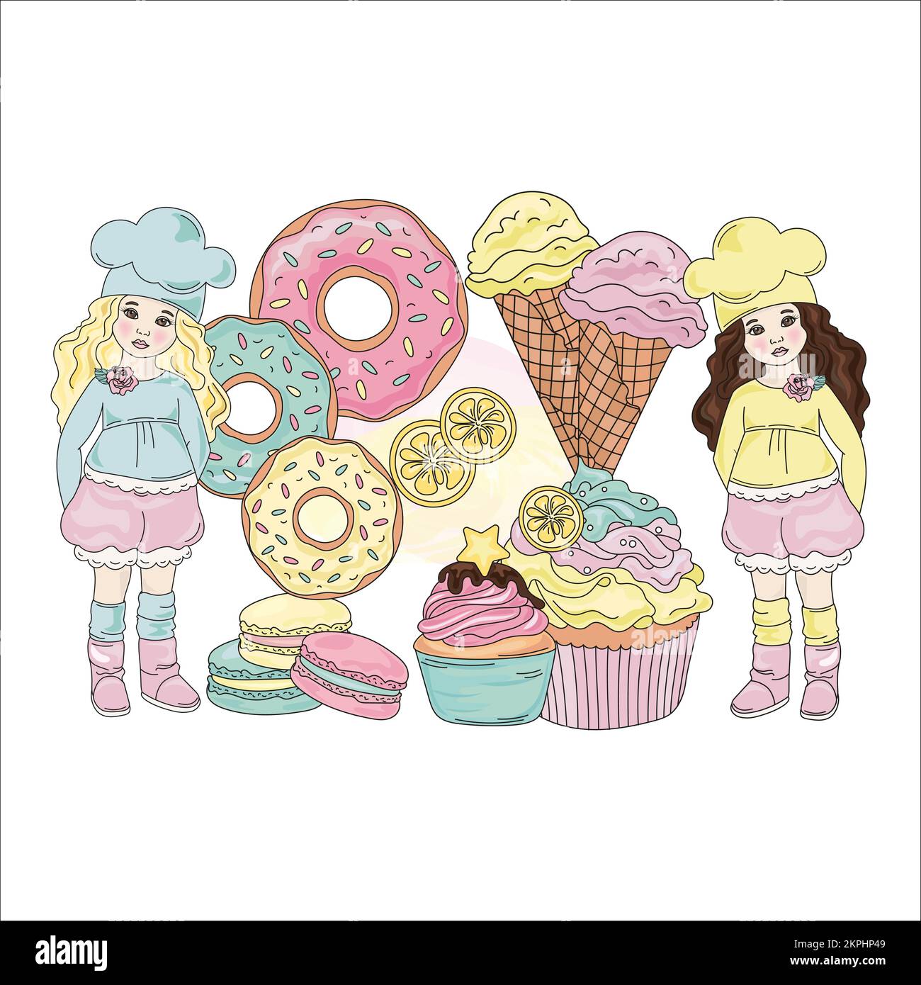 SWEET LIFE PRODUCTION Two Girls Confectioners And Their Products Ice ...