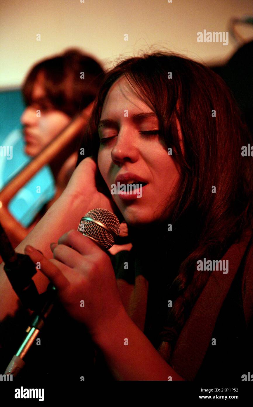 Alexandra Brown, bassist and singer with British alternative rock band ...