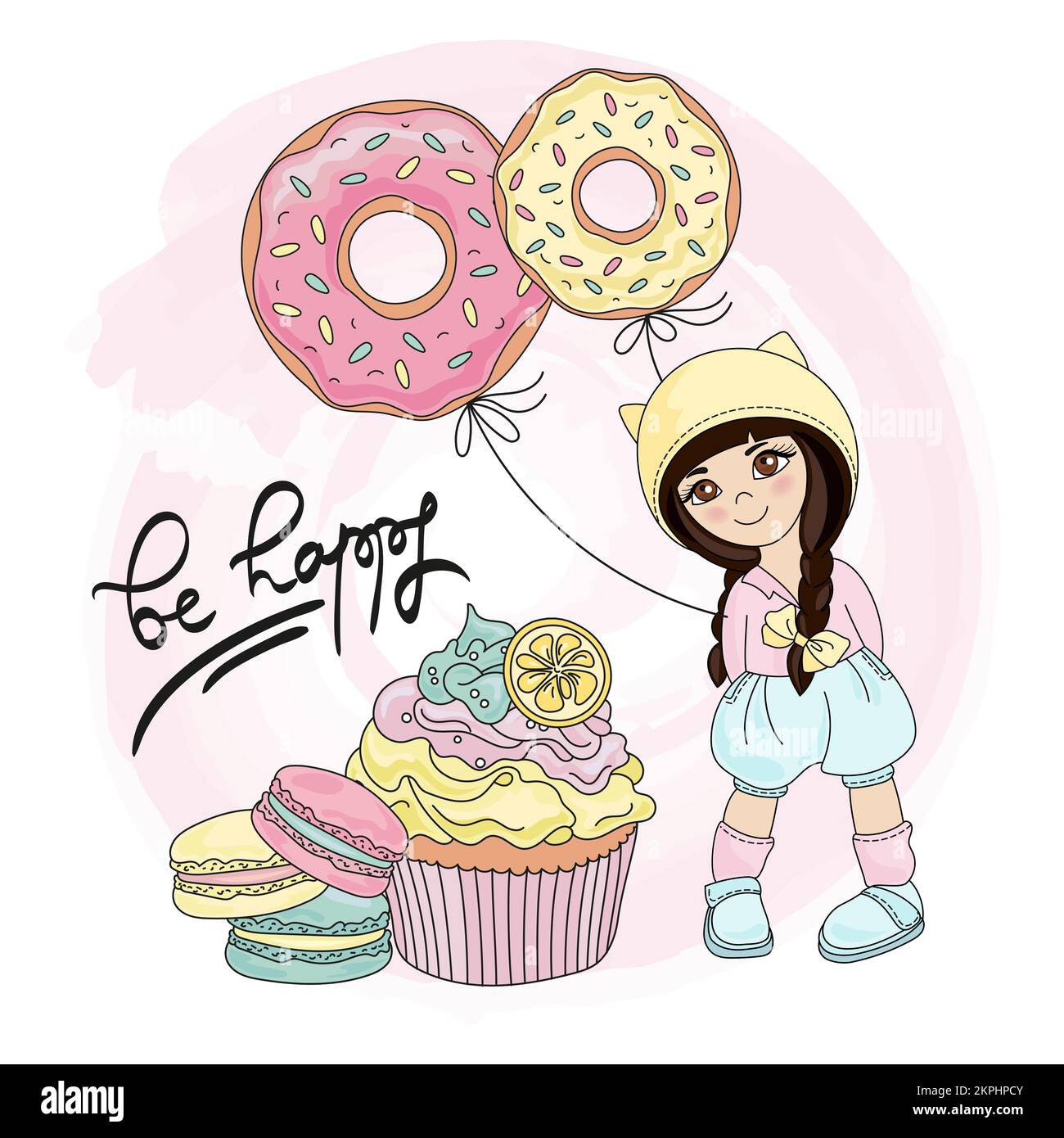 Sweety cookies Stock Vector Images - Alamy