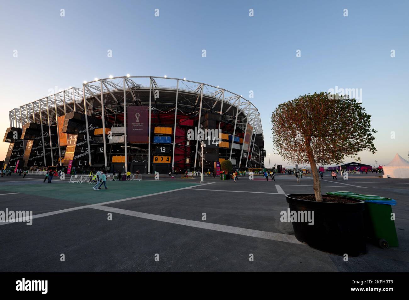 A general view outside of the stadium ahead of the FIFA World Cup Group ... A general view outside of the stadium ahead of the FIFA World Cup Group ...