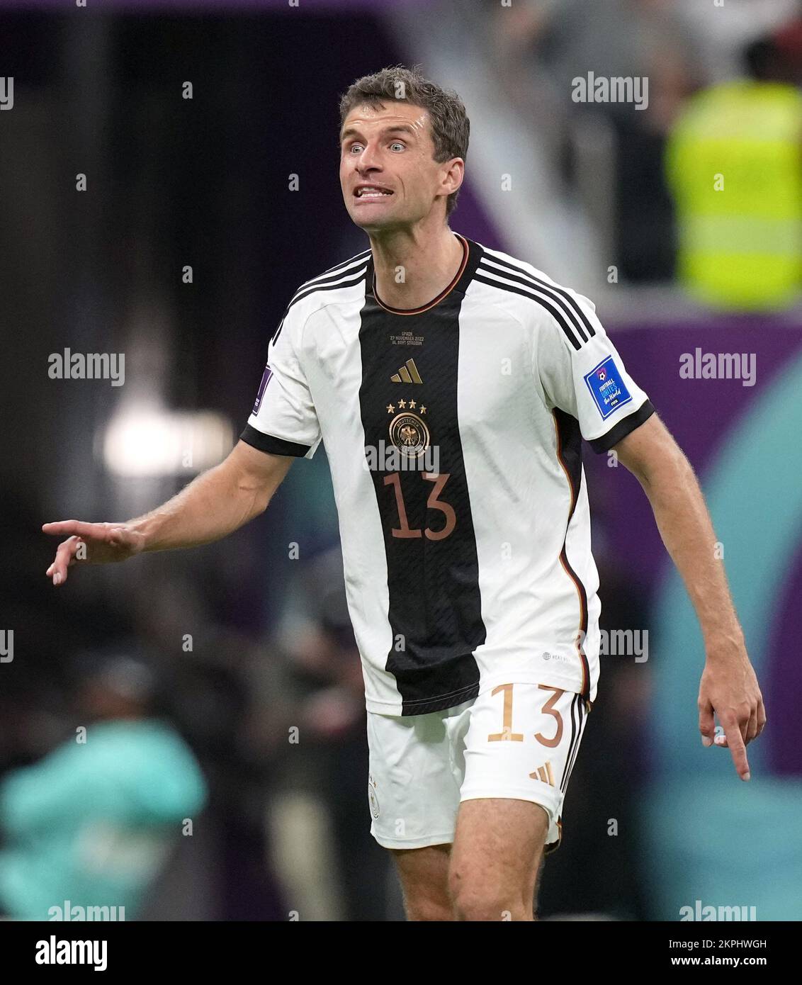 Germany's Thomas Muller during the FIFA World Cup Group E match at the ...