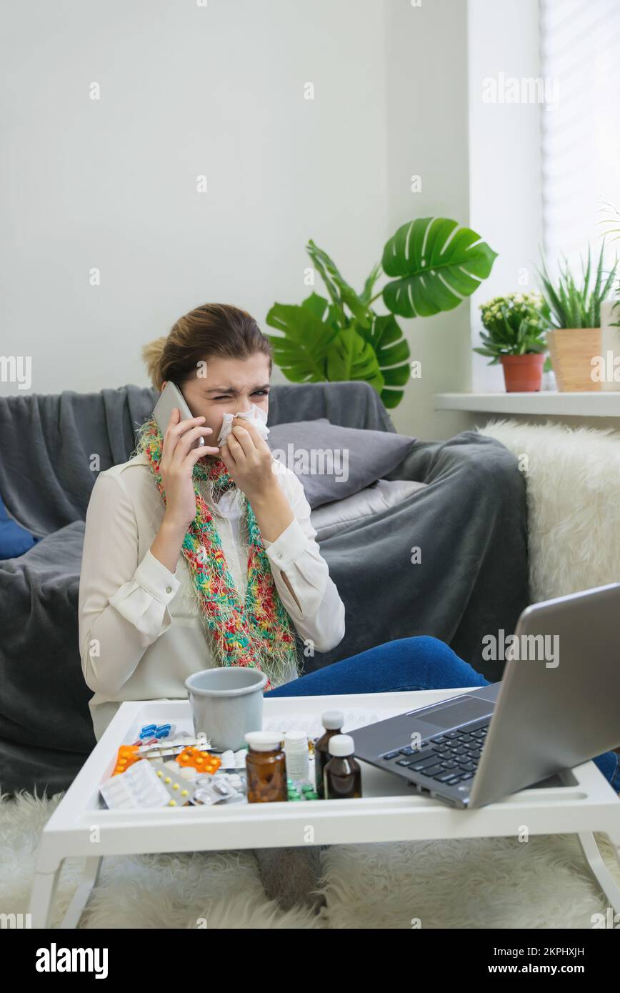 Sick symptom hi-res stock photography and images - Alamy