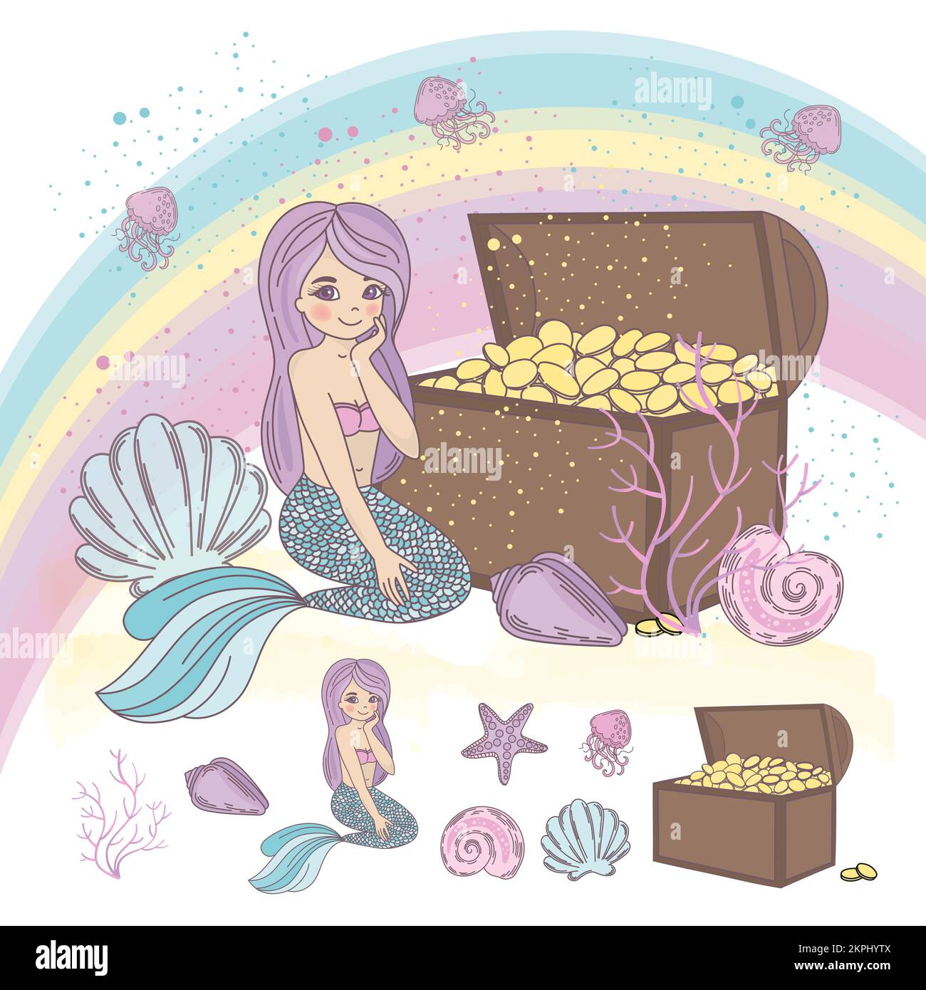 Golden haired Stock Vector Images - Alamy