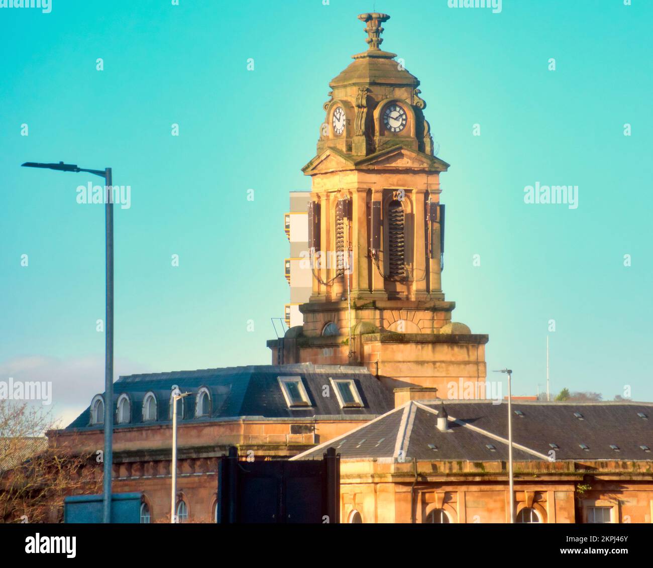 Uk scotland glasgow clock tower hi-res stock photography and images - Alamy
