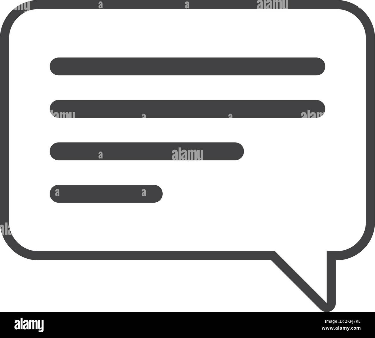 Message Boxes And Chats Illustration In Minimal Style Isolated On Background Stock Vector Image
