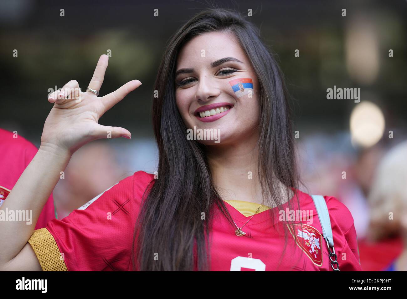 Serbia fans (SRB), NOVEMBER 28, 2022 - Football / Soccer : FIFA World ...