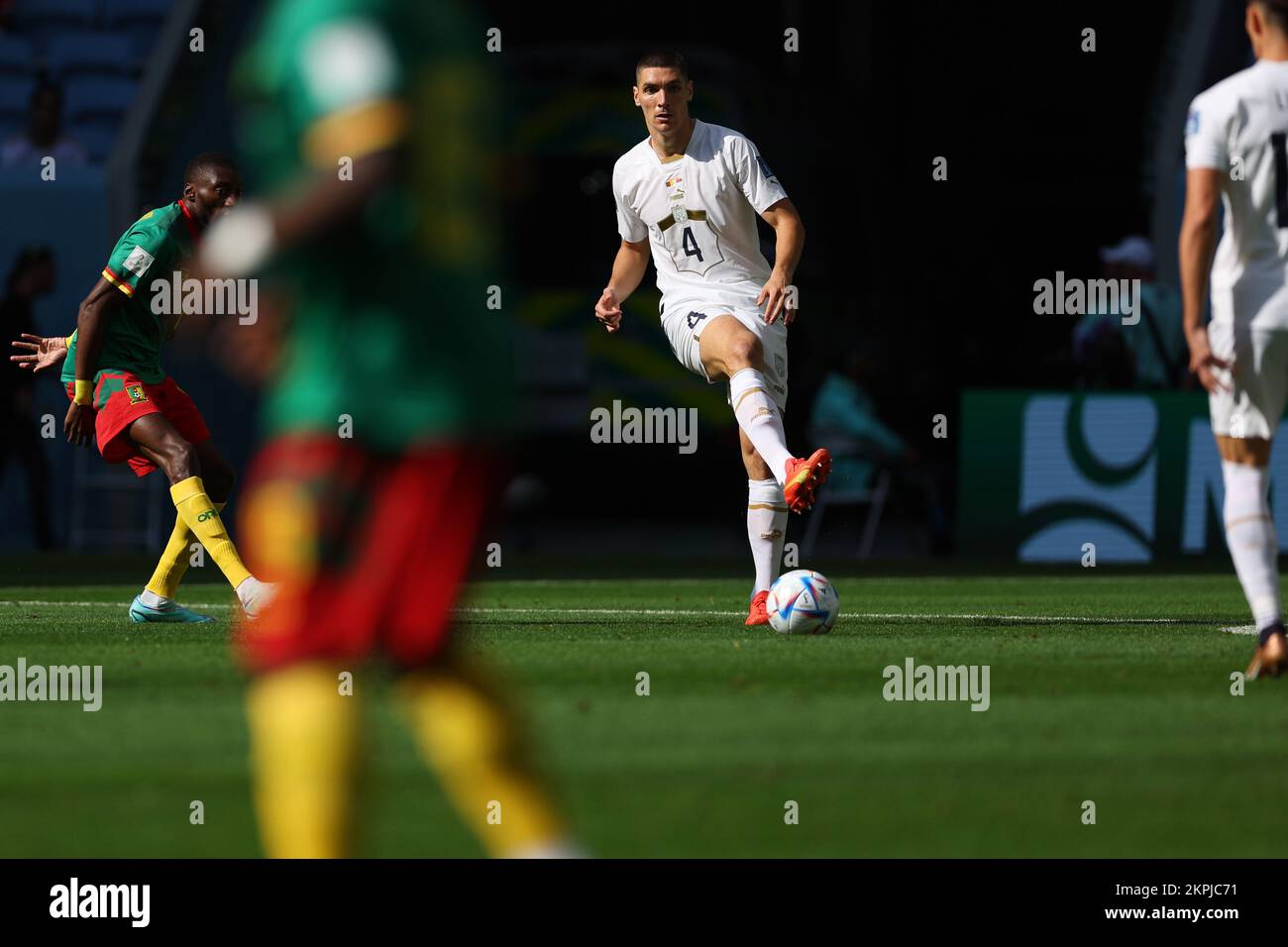 Nikola Milenkovic (SRB), NOVEMBER 28, 2022 - Football / Soccer : FIFA ...