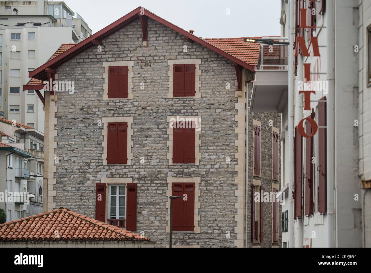 Biarritz France, city center Stock Photo - Alamy