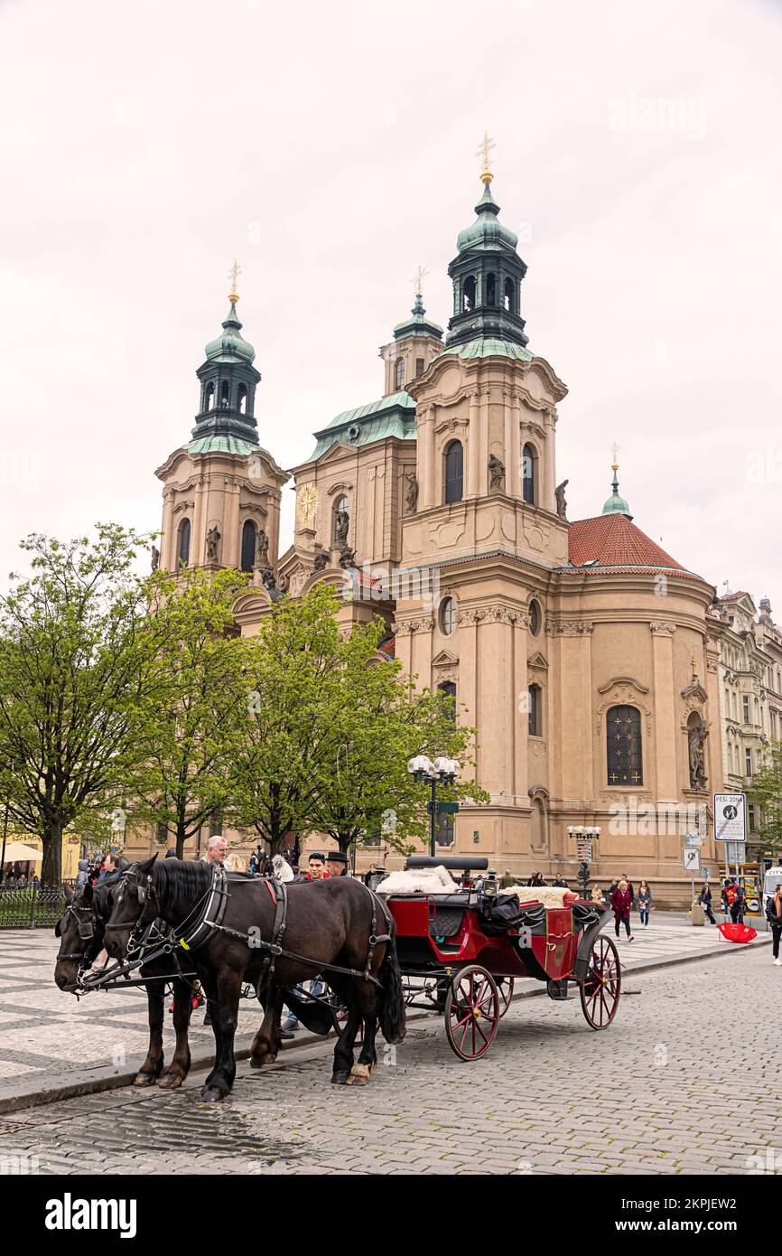 Prague Czech Republic April 25, 2022. Architecture of the city Stock ...