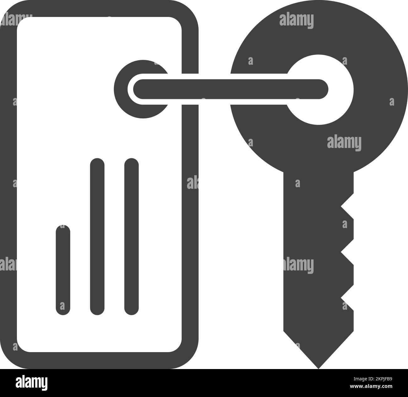 keys and tags illustration in minimal style isolated on background ...