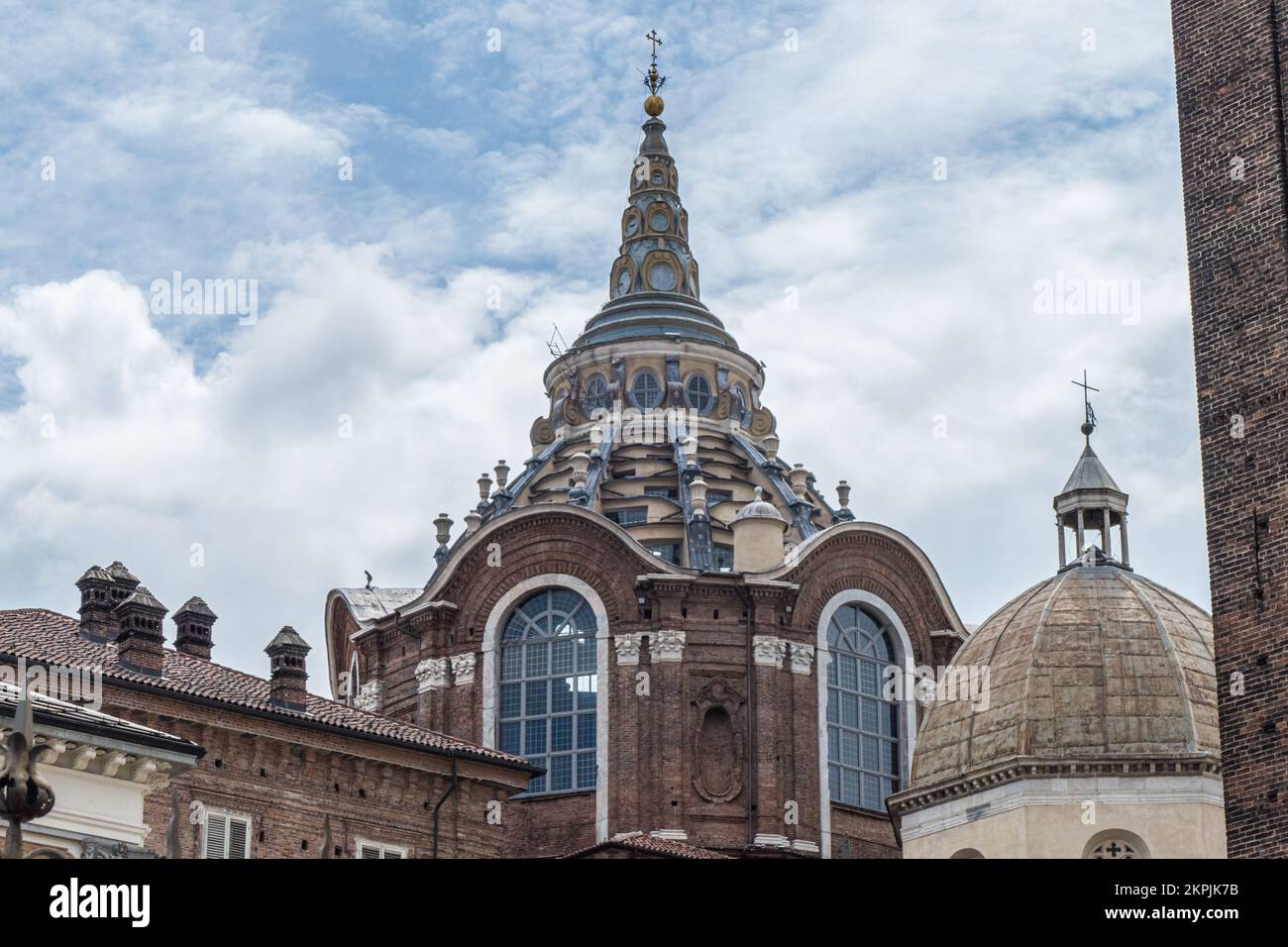 Turin, Italy - 05-06-2022: The beautiful dom of the Chapel of Sindone ...
