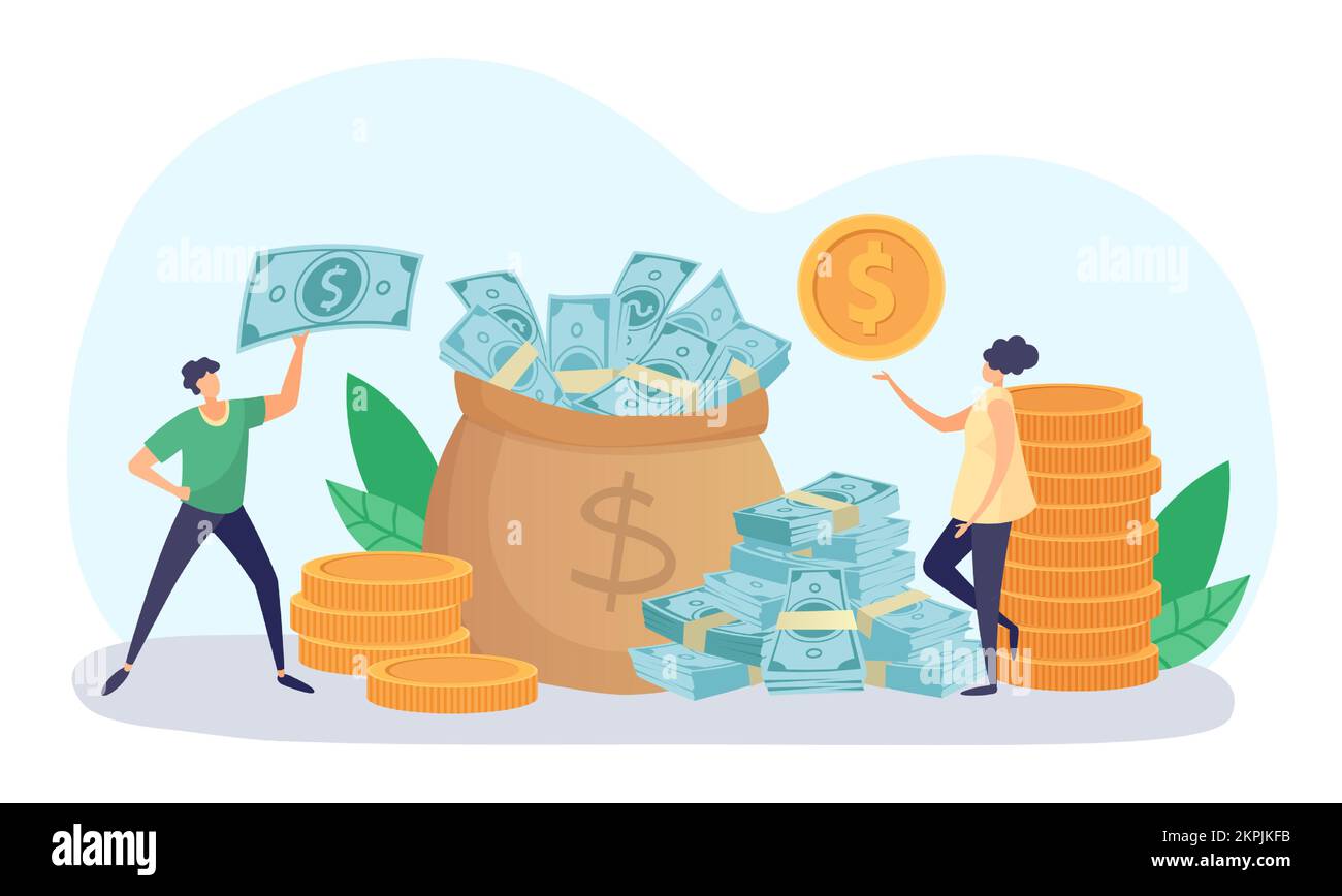 Big tip cash Stock Vector Images - Alamy