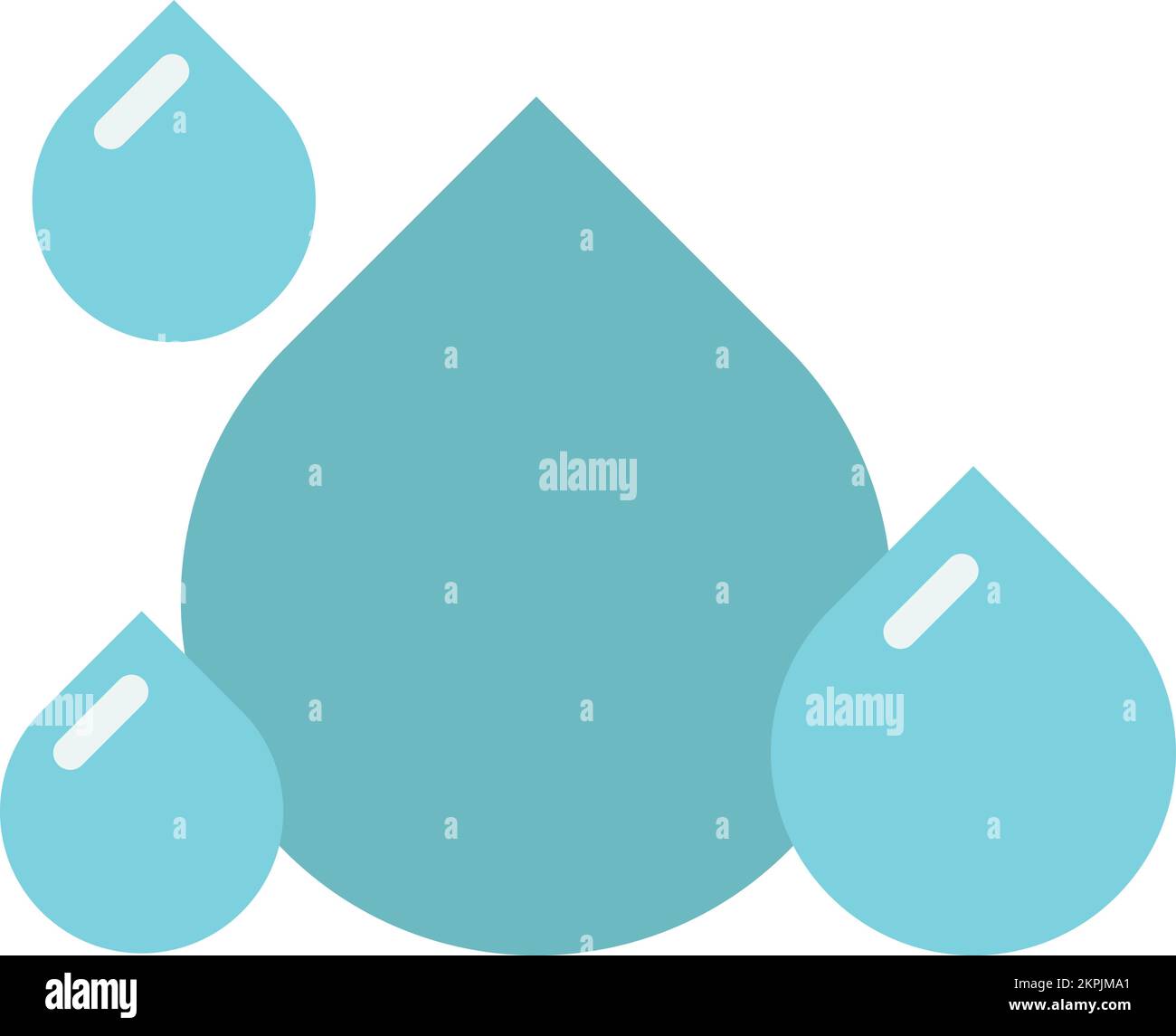 Minimal water blob logo hi-res stock photography and images - Alamy