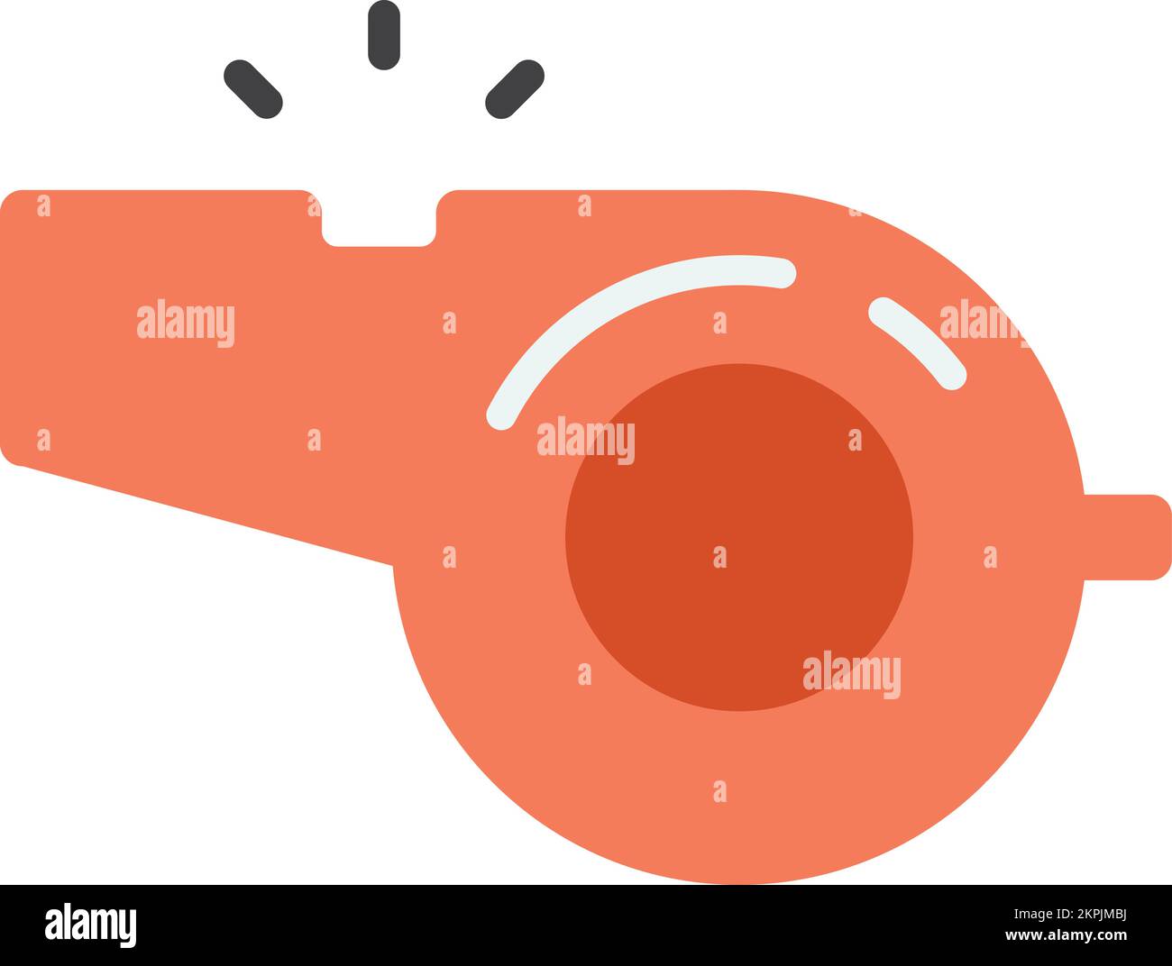 Plastic Whistle Stock Vector Images Alamy