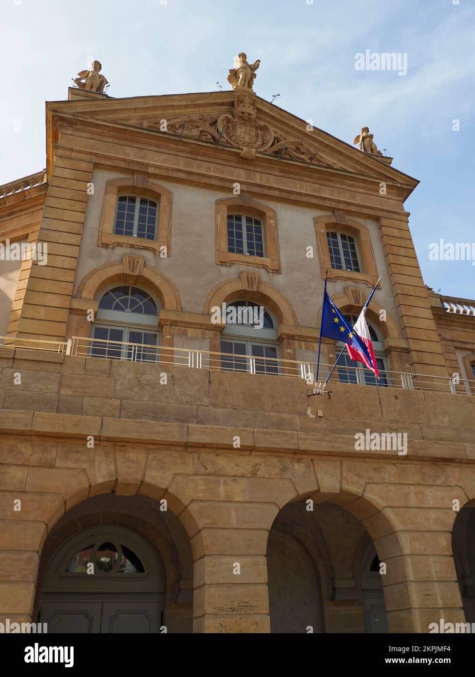 ornate facade of the Opéra-Théâtre de Metz Metropole, Comedy square ...