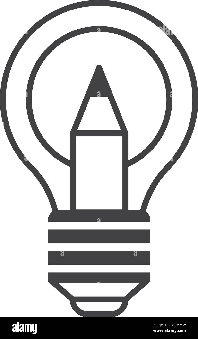 Idea concept image pencil drawing Stock Vector Images - Alamy