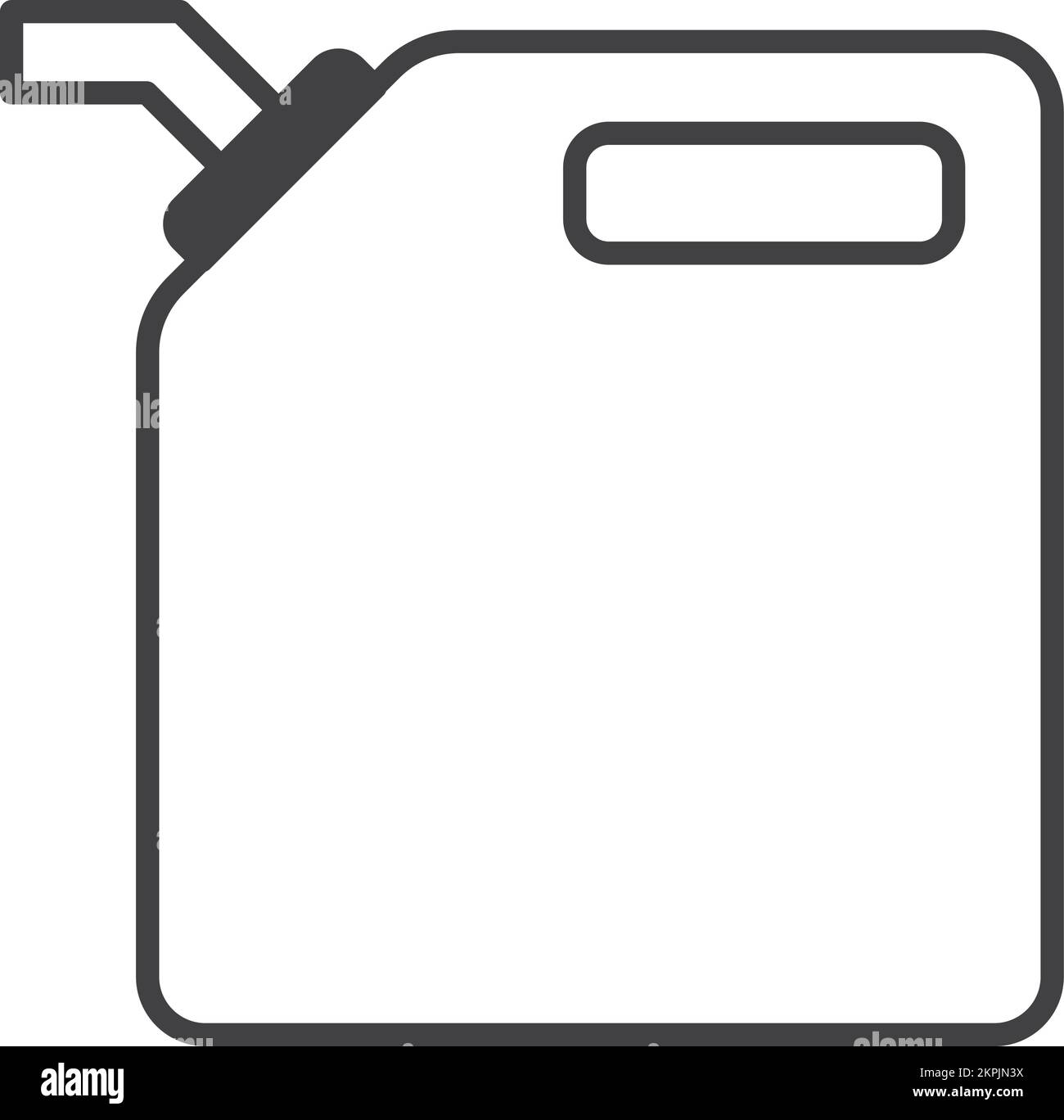 oil canisters illustration in minimal style isolated on background ...