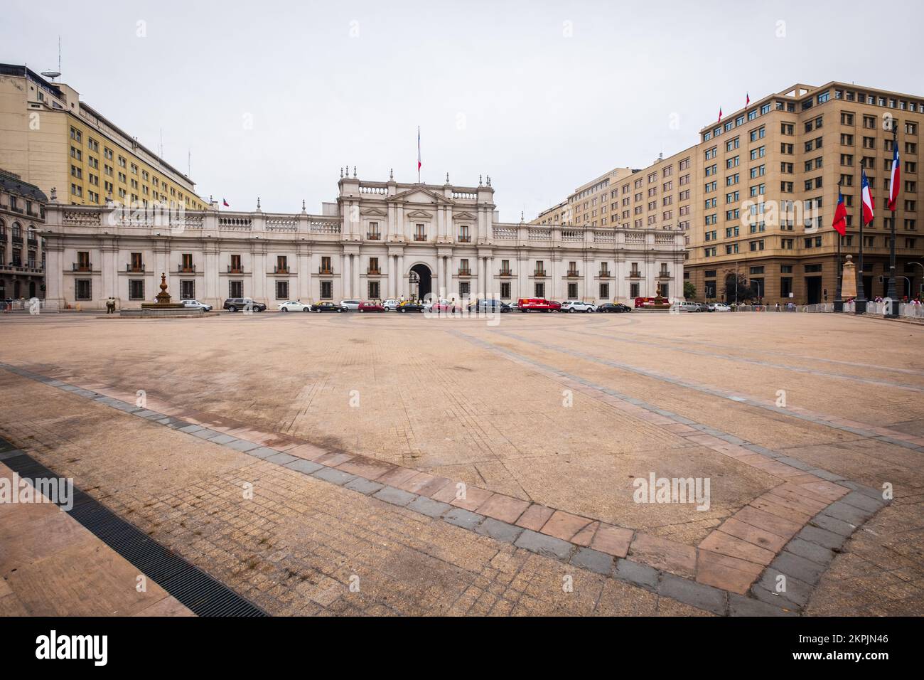 Palacio de la Moneda (La Moneda Palace) in Downtown Santiago, Chile ...