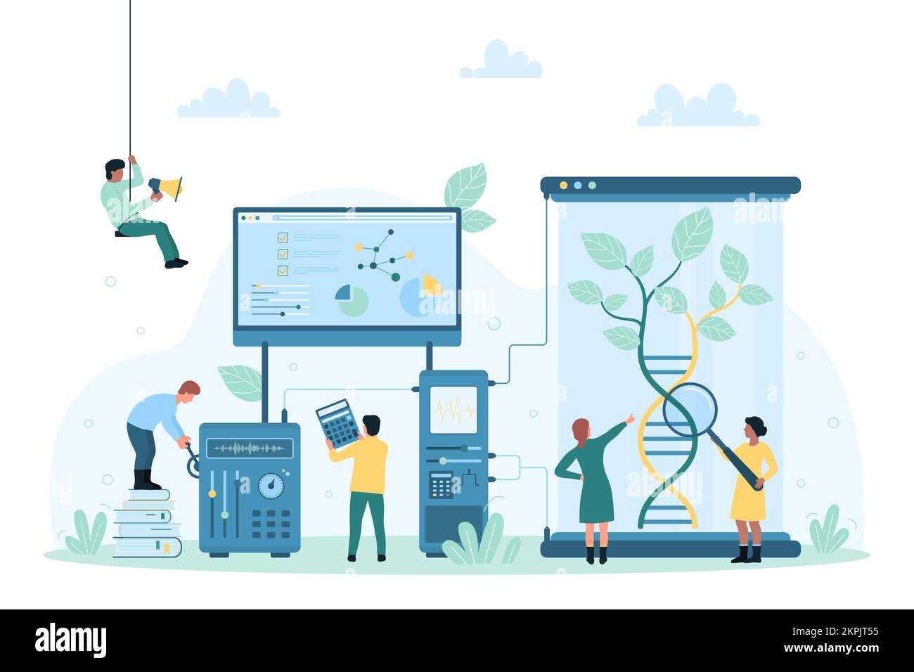 Scientific Dna Research Molecular Biology And Biotechnology Vector