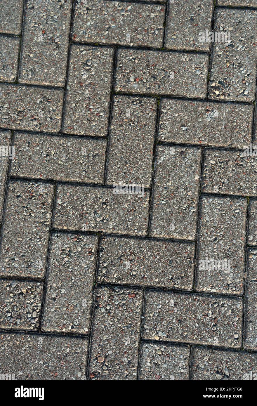 Traditional brick grey cobblestone surface Stock Photo - Alamy