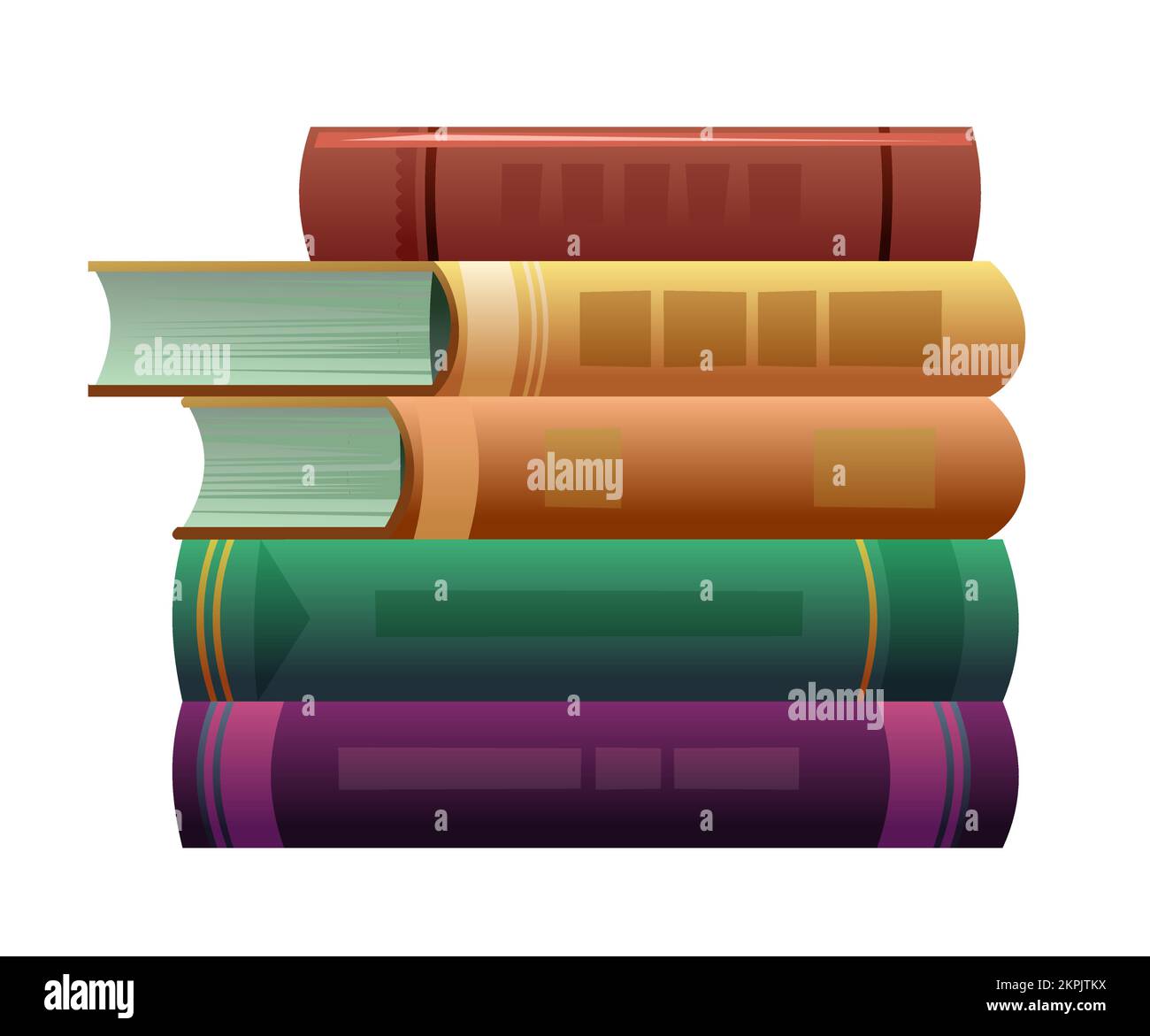 Stack of books. Great collection for reading. Library or bookstore ...