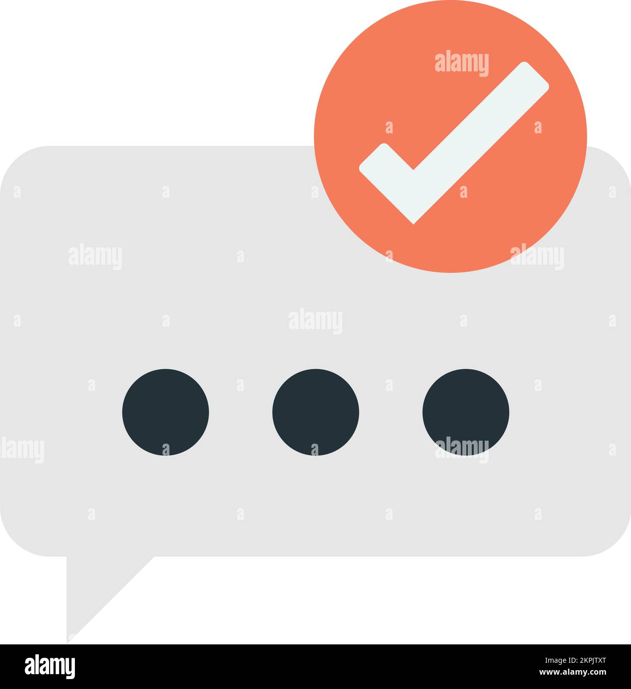 Text boxes and check marks illustration in minimal style isolated on ...