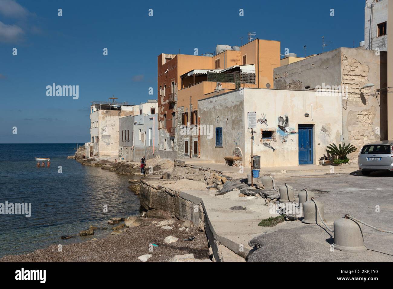 ITALY, TRAPANI - 19 OCTOBER: Trapani is a city on the west coast of ...