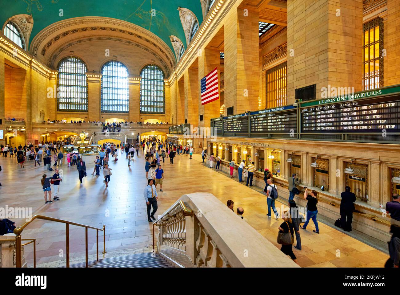 New York. Manhattan. United States. Grand Central Terminal Station ...