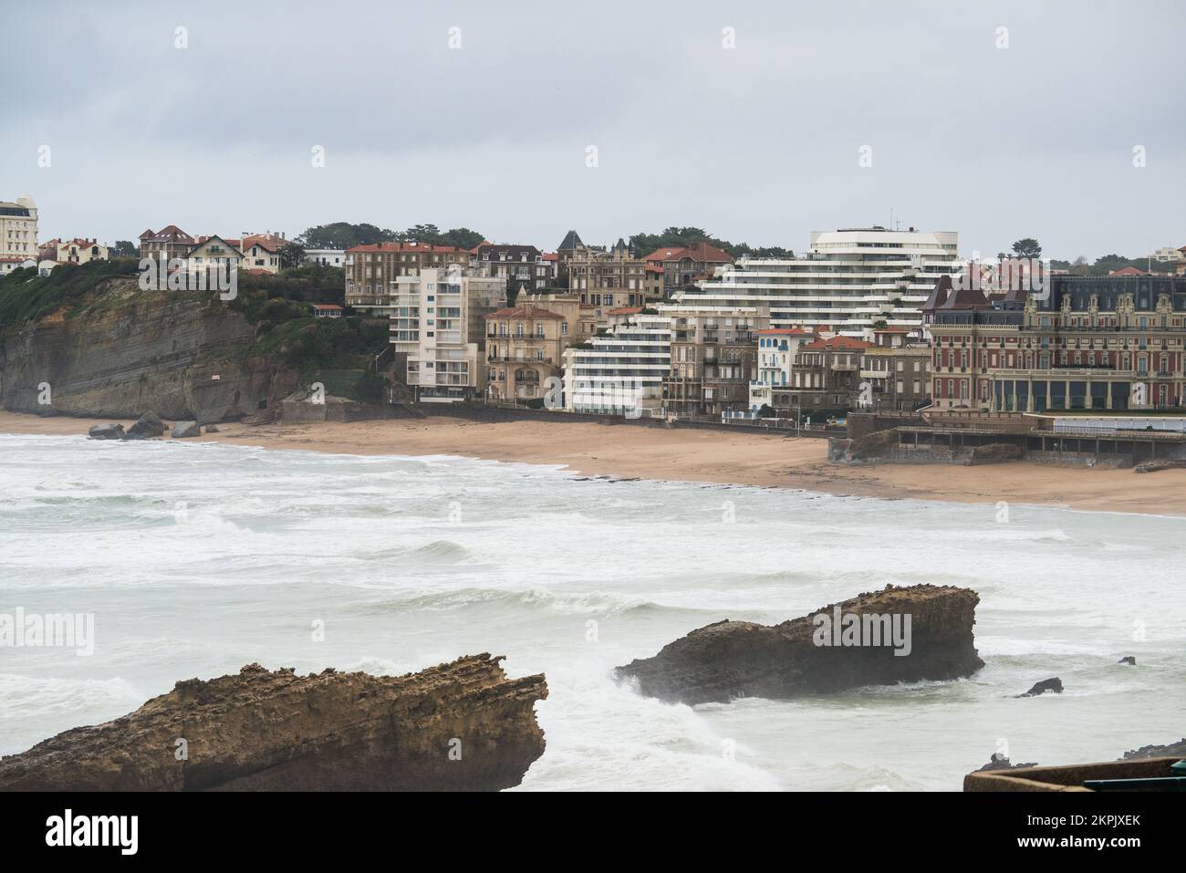 Spiaggia biarritz hi-res stock photography and images - Alamy