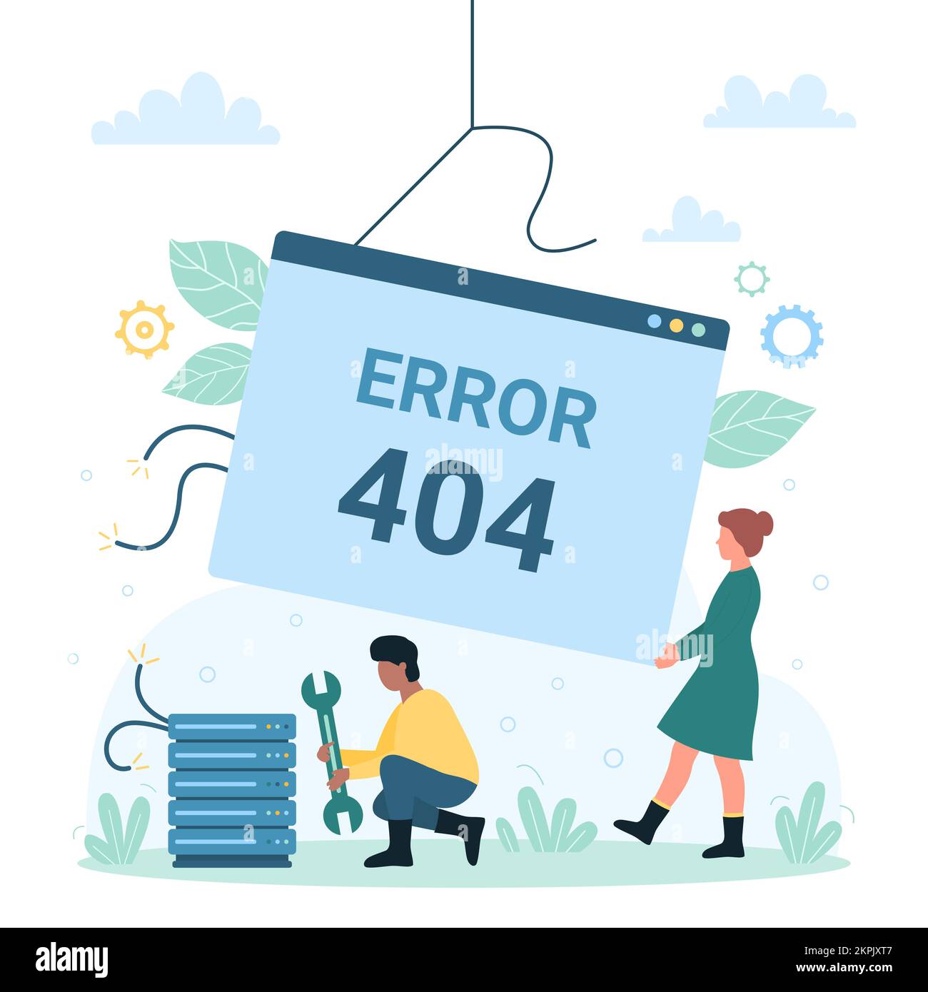 Dead connection Stock Vector Images - Alamy