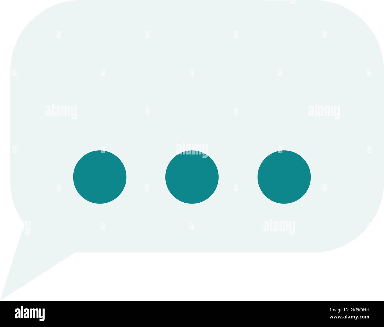 Message boxes and chats illustration in minimal style isolated on ...