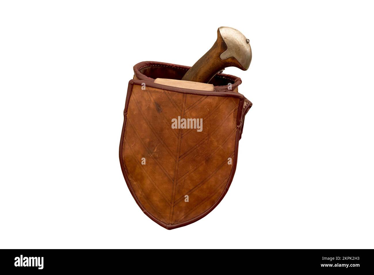 Military items for vintage guns and retro muskets, isolated on a white ...