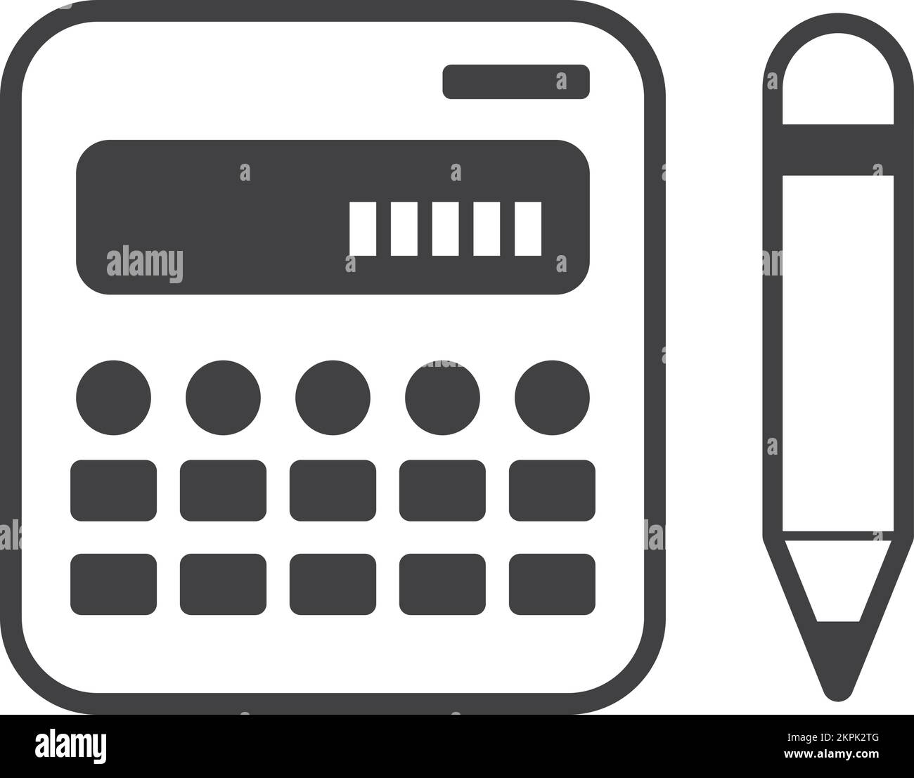 Business value calculator Stock Vector Images - Alamy