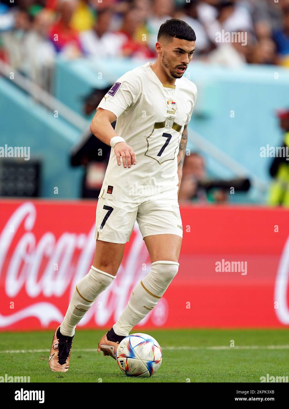 Serbia’s Nemanja Radonjic during the FIFA World Cup Group G match at ...