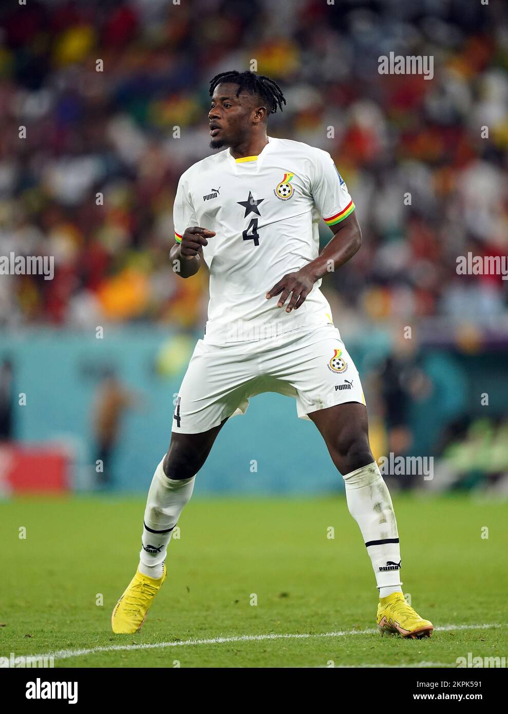 Ghana’s Mohammed Salisu during the FIFA World Cup Group H match at the ...