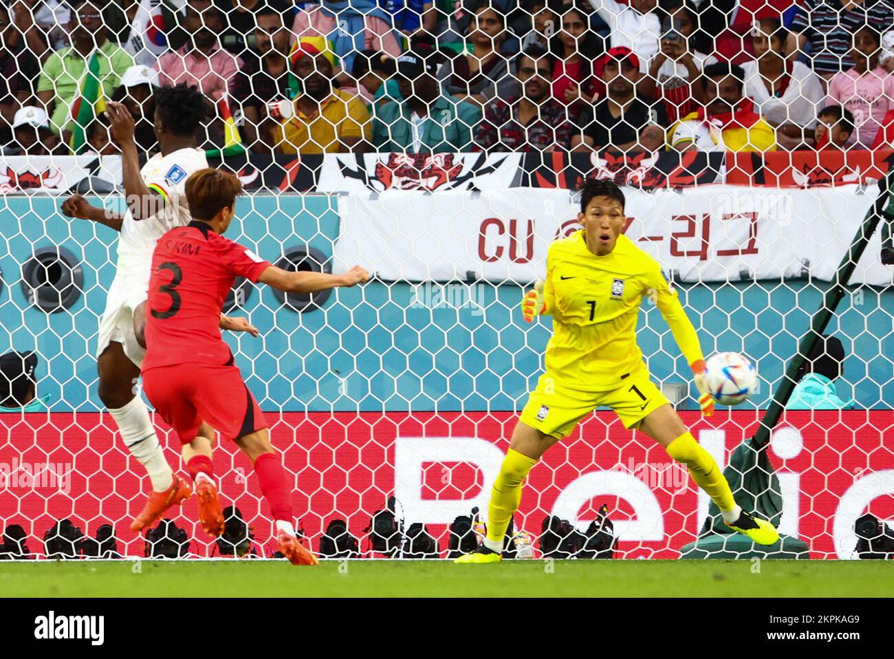Doha, football, FIFA World Cup 2022, Korea Republic v, Ghana. 28th Nov ...
