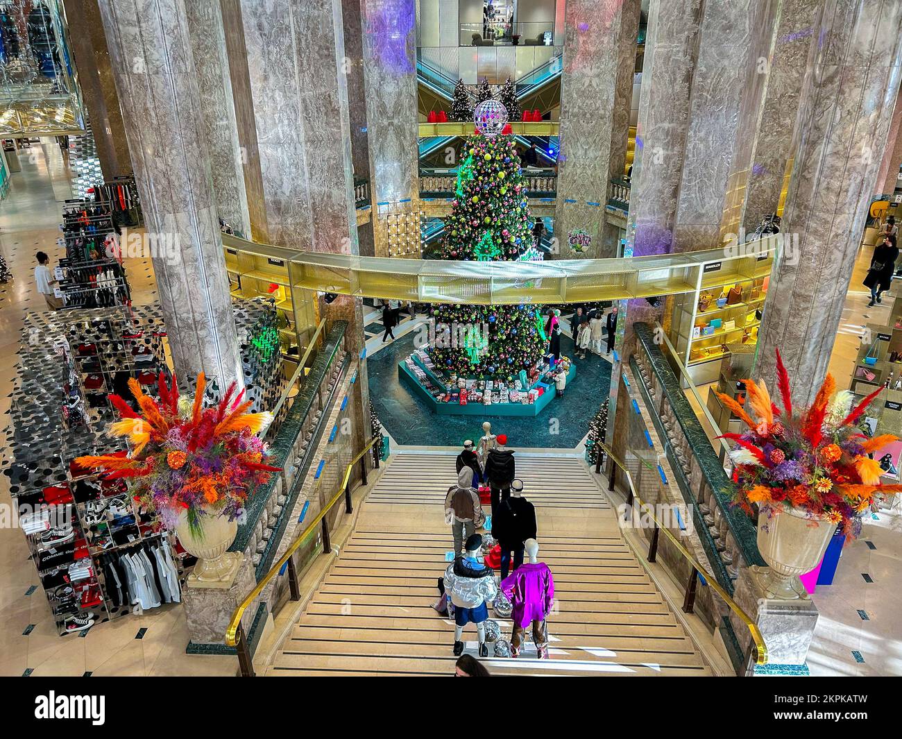 Paris, France, inside French Department Store, Galeries Lafayette, Ave ...
