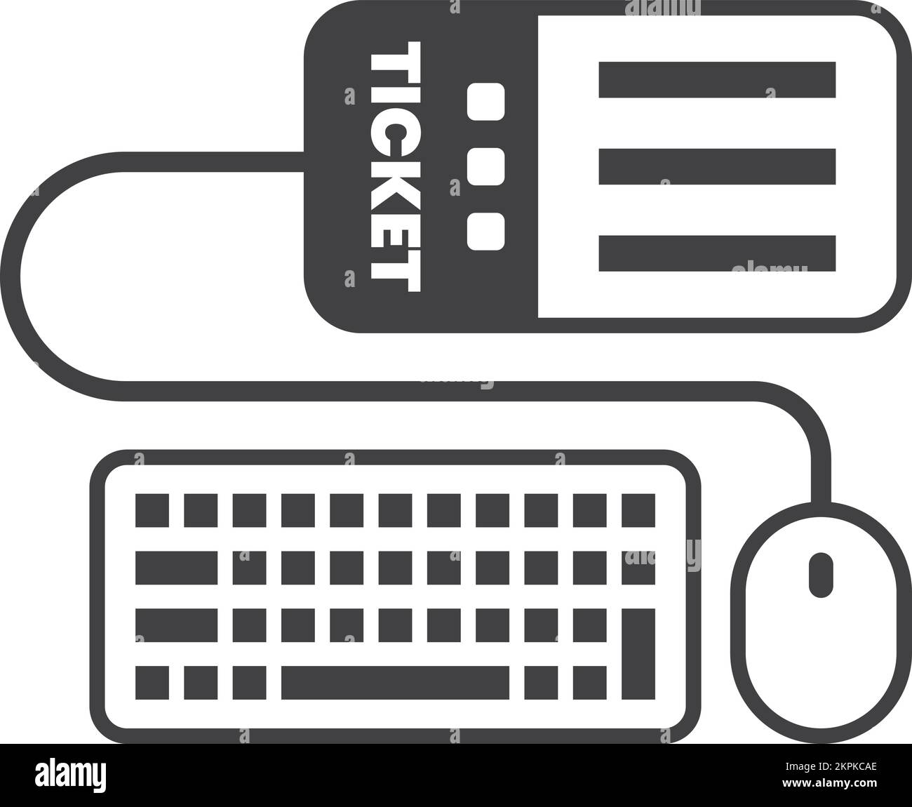 Airplane and keyboard Stock Vector Images - Alamy